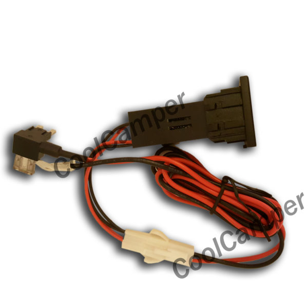 Blue OEM Style VW T5 DUAL USB PHONE CHARGER for Dash Blank (ASR ...